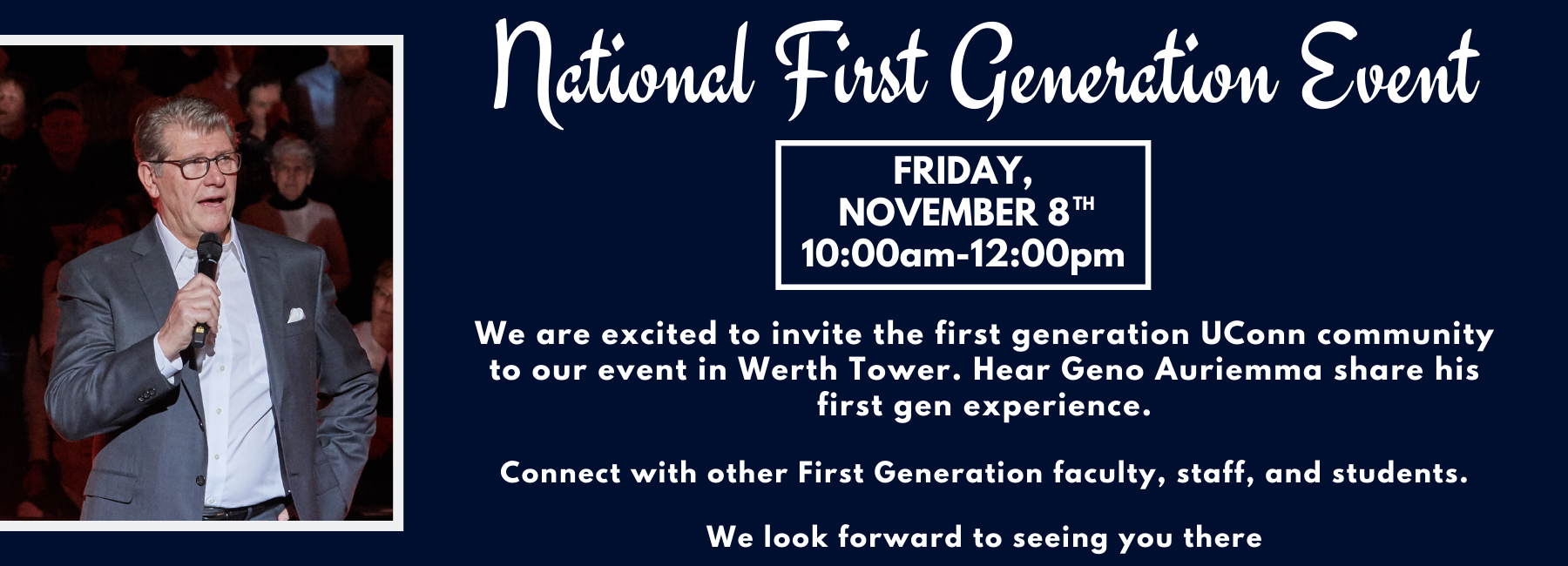 Fall 2019 First Gen Day Event | First Generation UConn