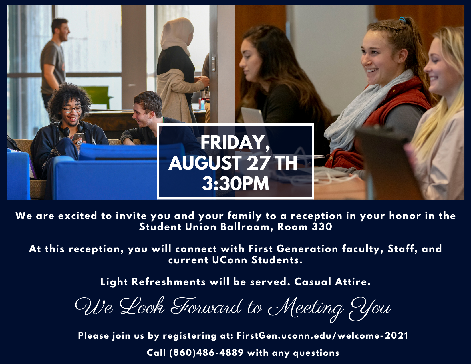 First Gen Student and Families Welcome Fall 2021 | First Generation UConn