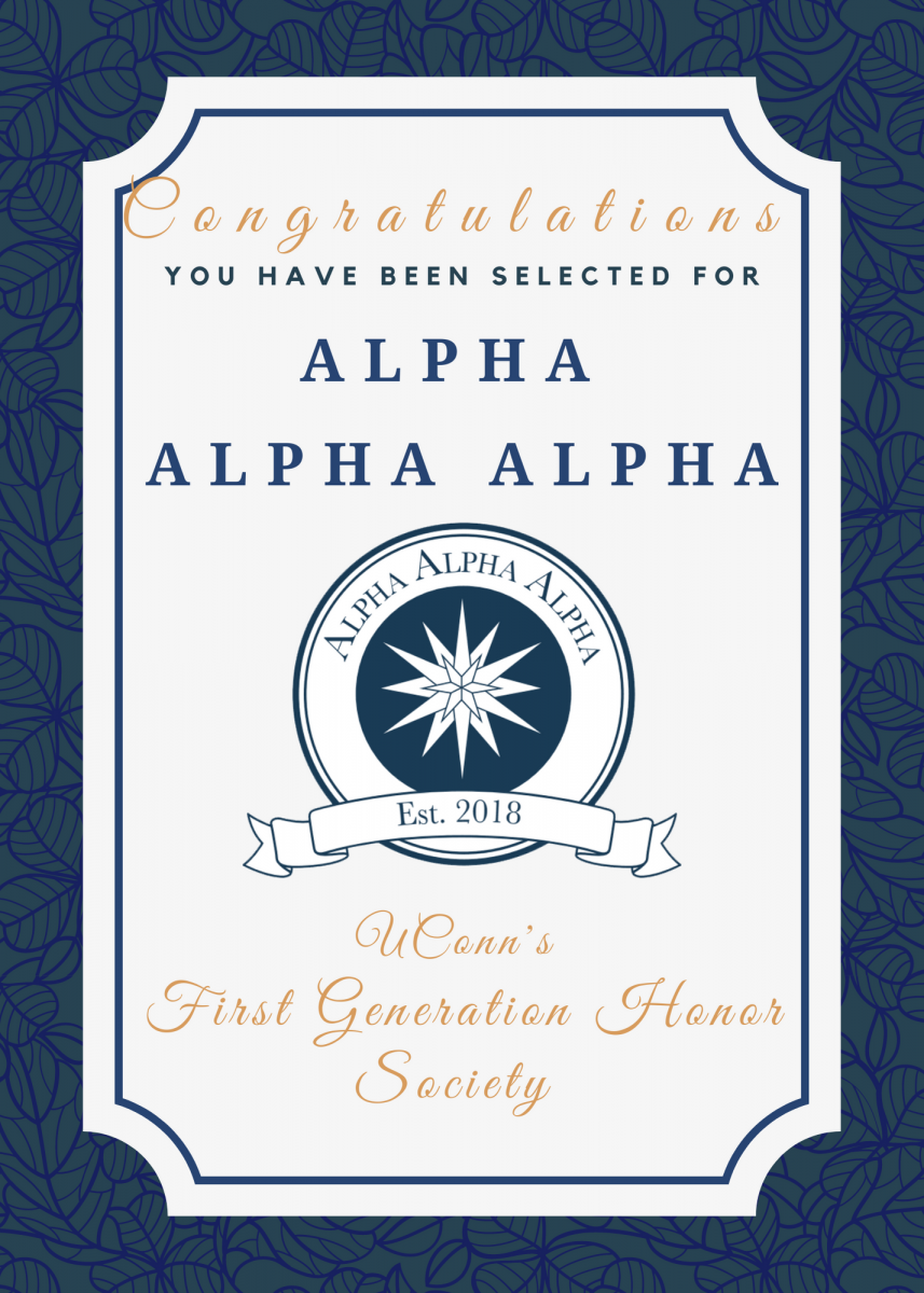 First Gen Honor Society | First Generation UConn